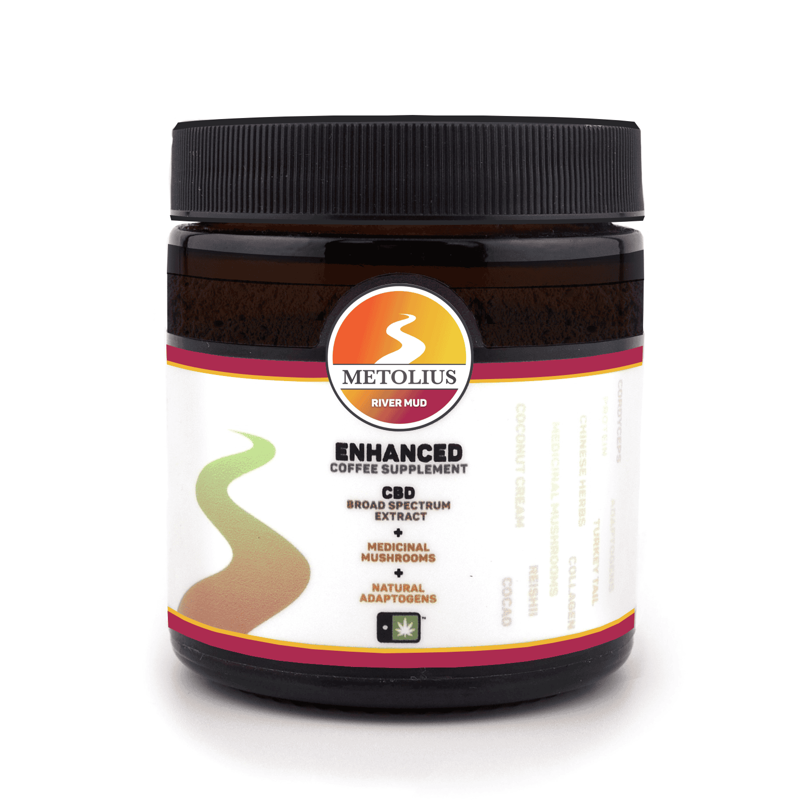 RIVER MUD - CBD EXTRACT + MEDICINAL MUSHROOMS + NATURAL ADAPTOGENS + C ...